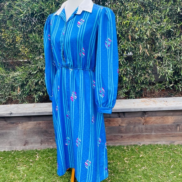 Vintage | Dresses | Breli Originals 98s Collared Dress | Poshmark